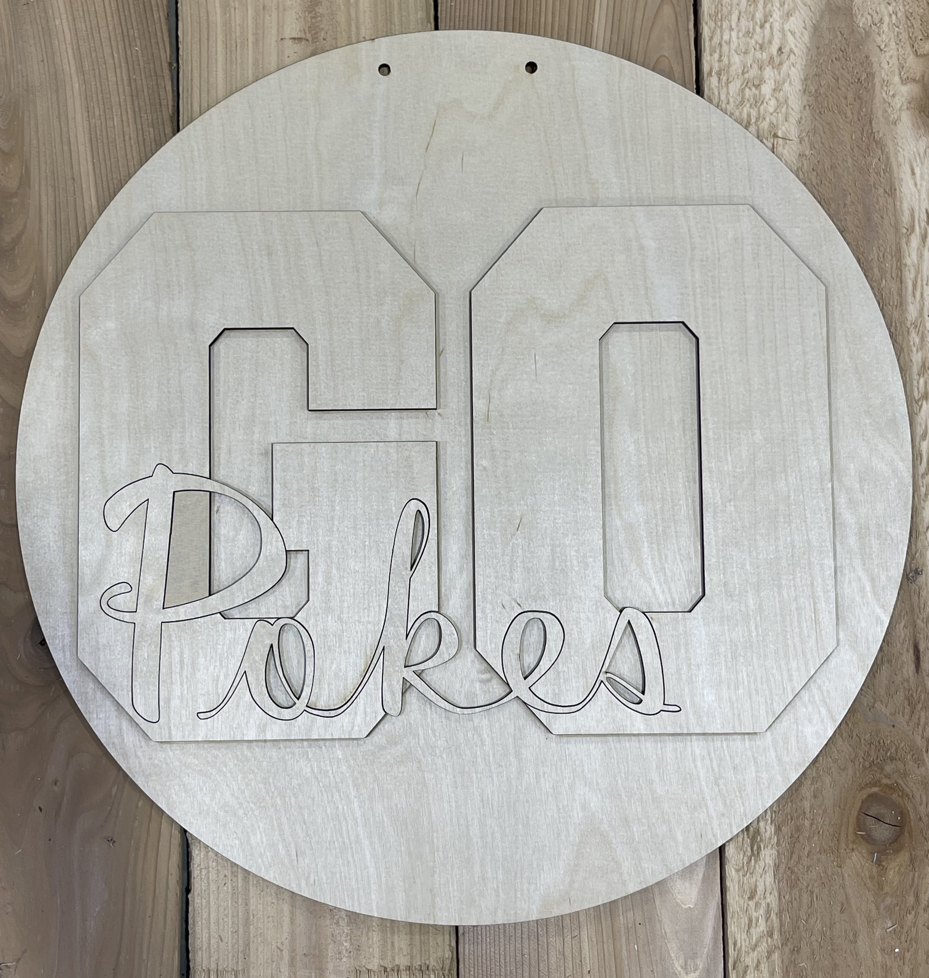 Go Pokes Door Hanger – 405 Makery